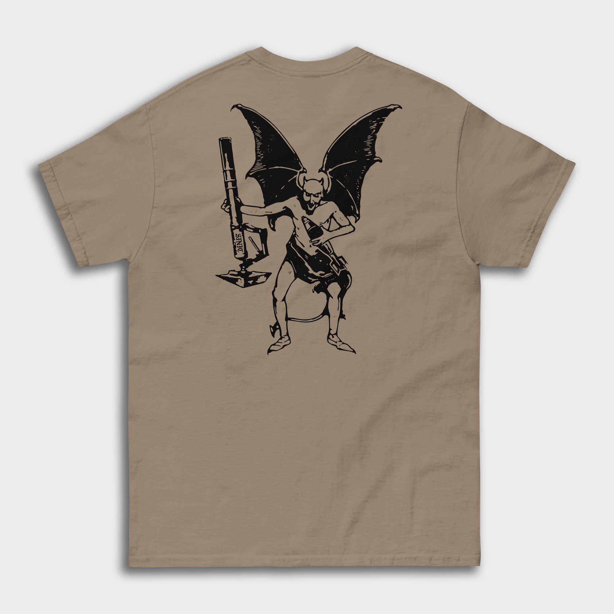 RAIN HELL TAN TEE – Sinic